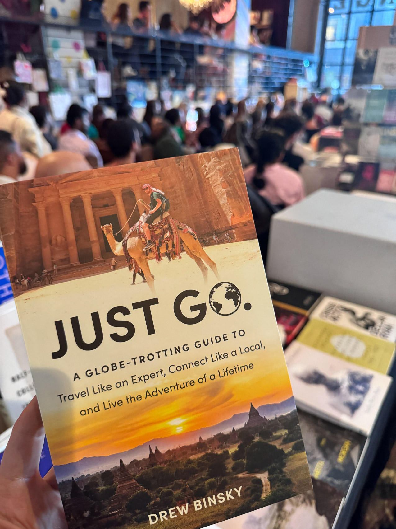Meeting Drew Binsky at His "Just Go!" Book Launch and Book Signing in ...